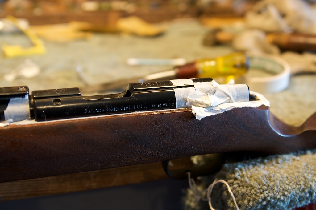 Pillar Bedding on 22 Rimfire Smallbore Anschutz | Doan Trevor Custom ...