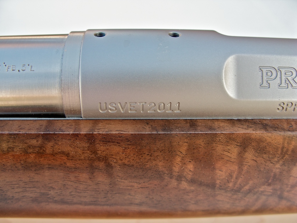 Completed USA Veterans Palma Raffle Rifle | Doan Trevor Custom Rifle ...