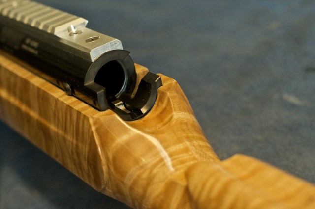Curly Maple F-Class Prone Rifle Finished | Doan Trevor Custom Rifle ...