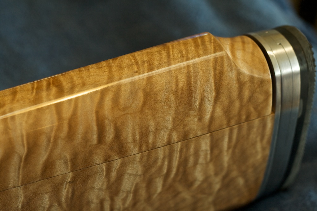 Curly Maple F-Class Prone Rifle Finished | Doan Trevor Custom Rifle ...