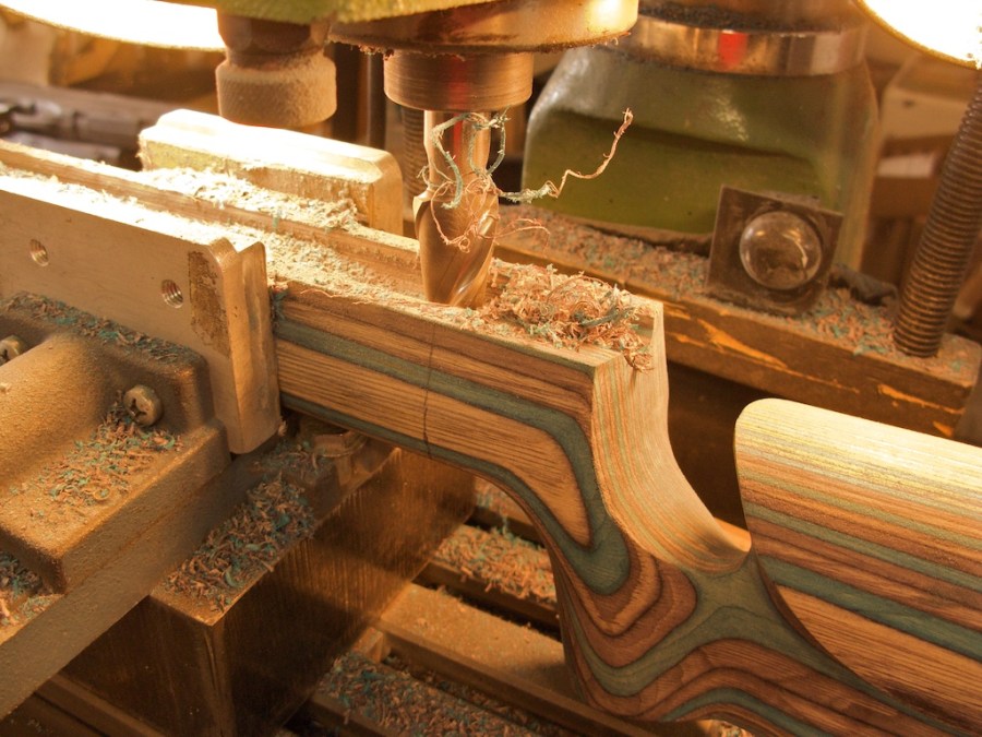 Inletting Laminate F-Class Rifle Stock | Doan Trevor Custom Rifle Building