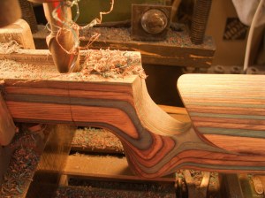 Inletting Laminate F-Class Rifle Stock | Doan Trevor Custom Rifle Building
