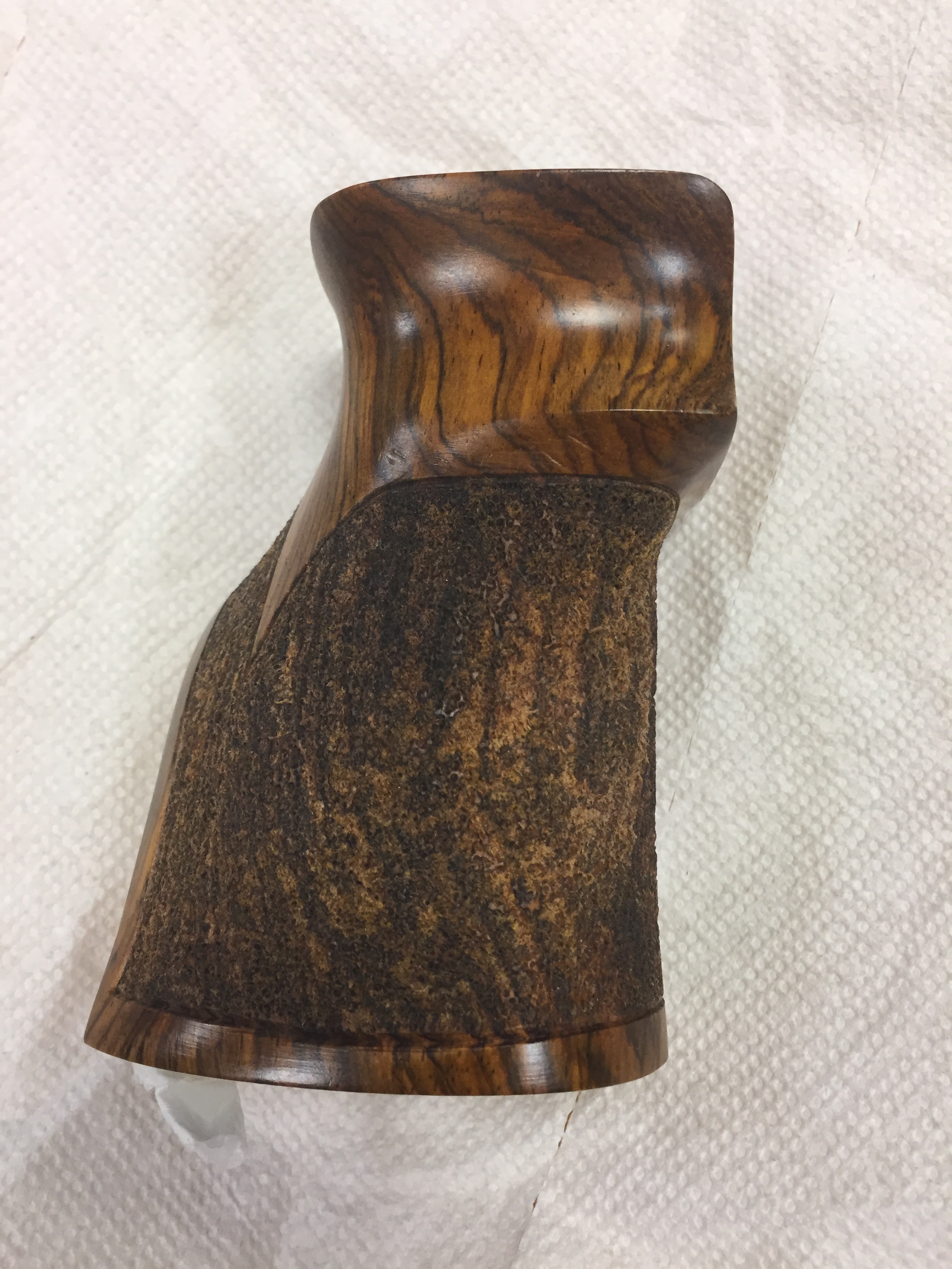 Cocobolo Grip for Eliseo Tube Gun | Doan Trevor Custom Rifle Building