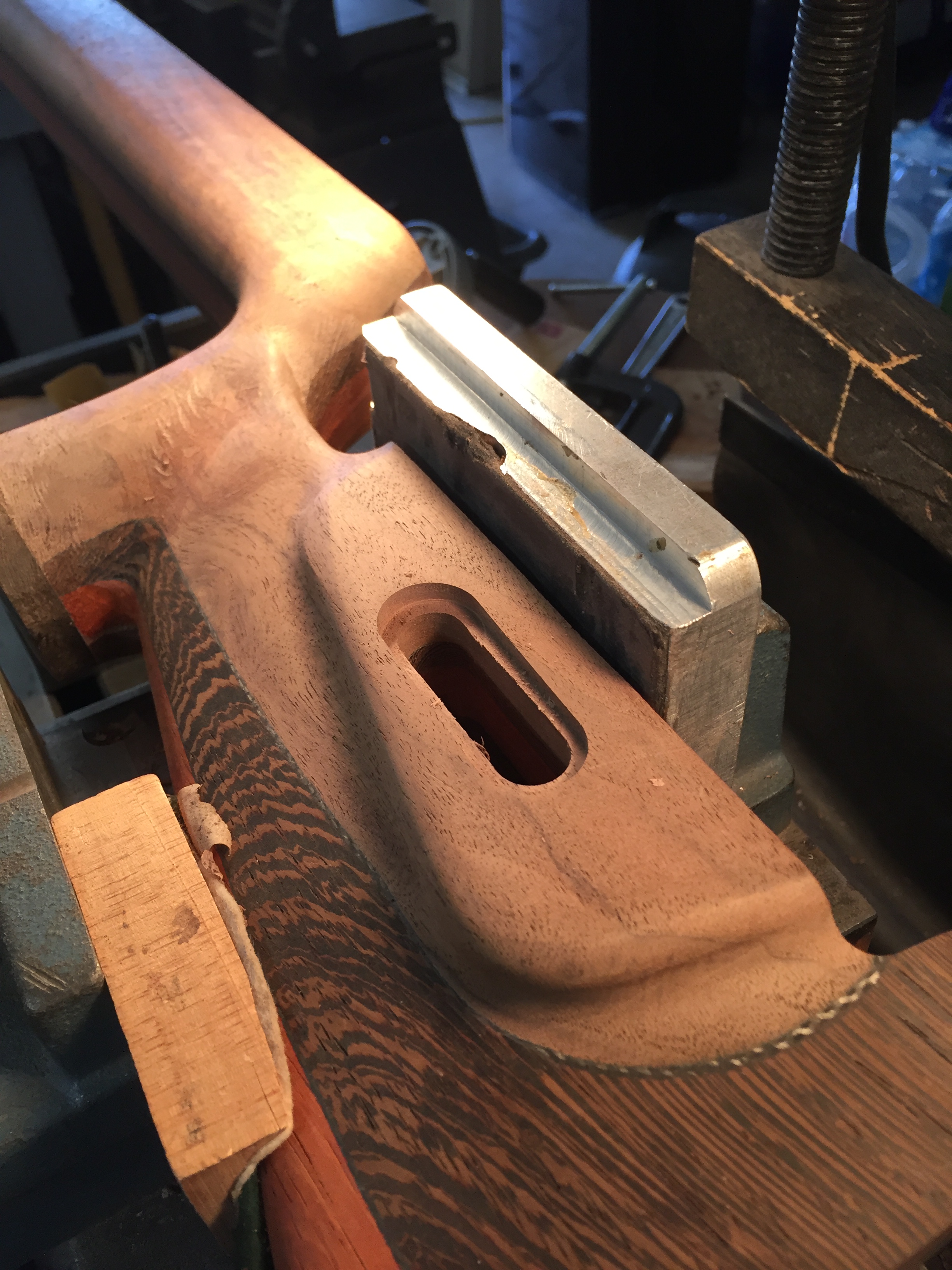 Laminate Stock for a Barnard Action | Doan Trevor Custom Rifle Building