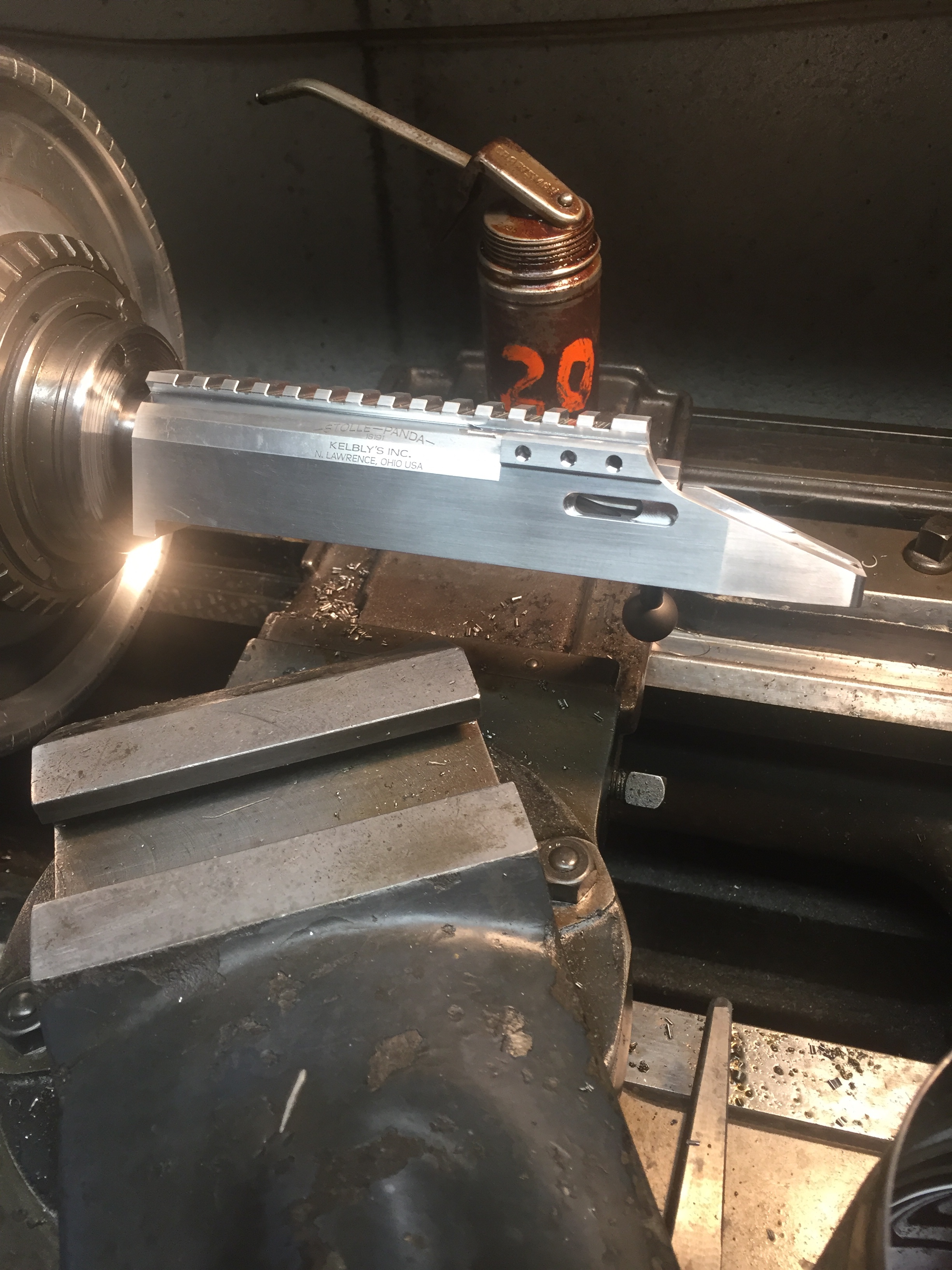 Palma rifle with Stolle Panda action with highly figured walnut stock ...