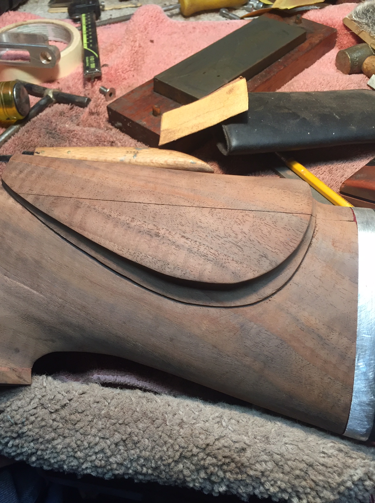 Fiddleback Walnut Rimfire for Prone Stock with Stiller 2500 X Action ...