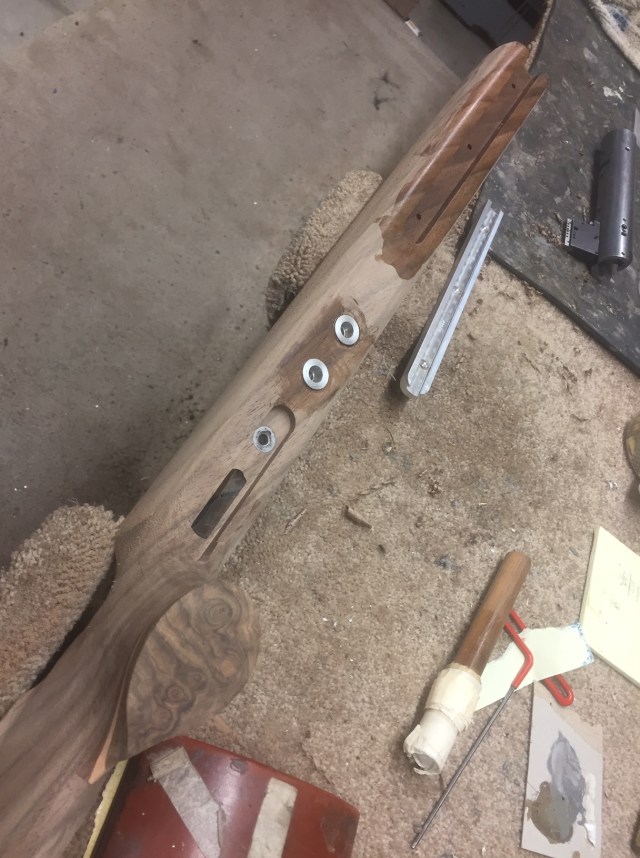 Left Handed American Walnut Palma Rifle with a Barnard Action | Doan ...