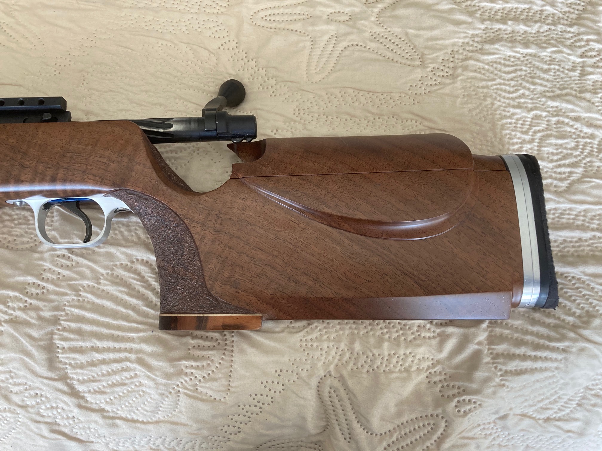 Fiddleback American Walnut FTR Stock for a Stiller TAK 30 Action | Doan ...