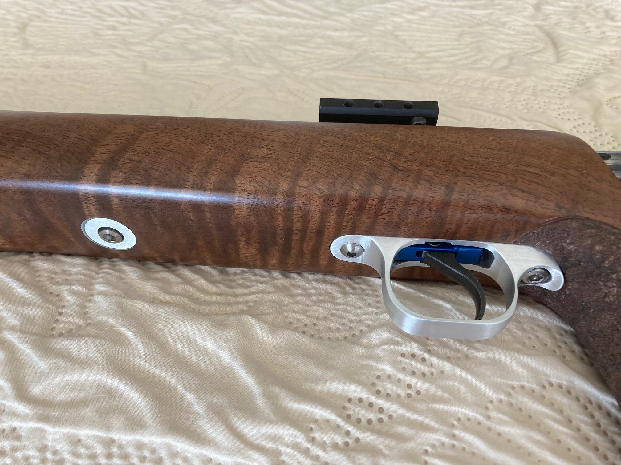 Fiddleback American Walnut FTR Stock for a Stiller TAK 30 Action | Doan ...