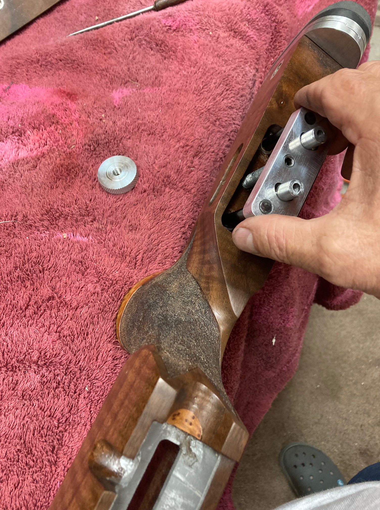 Long Range Palma Stock made from Claro Walnut. | Doan Trevor Custom ...