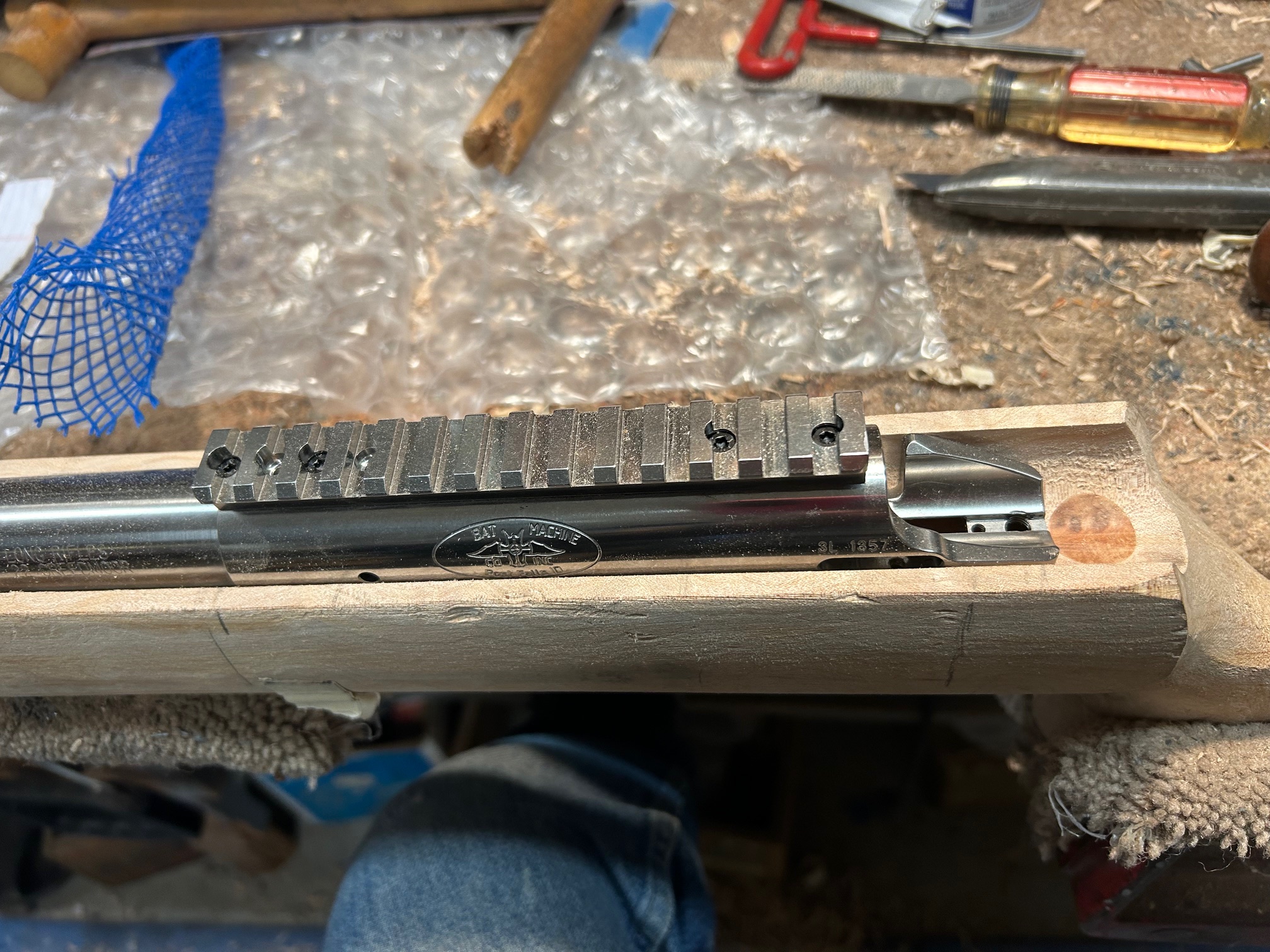 Quilted Maple Stock for a 3 Lug BAT Action | Doan Trevor Custom Rifle ...